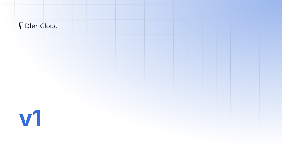 v1 | Dler Docs